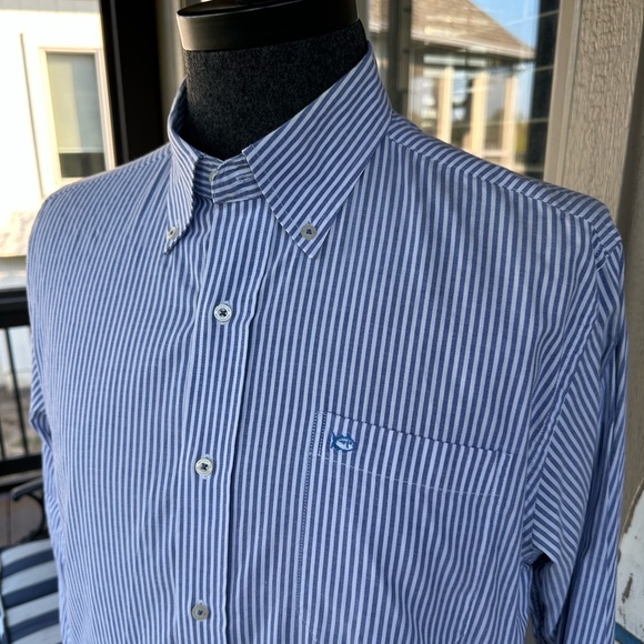 Southern Tide | Shirts | Southern Tide Mens Blue White University ...